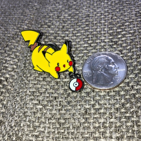 Pokemon | Accessories | Rare Retro Pokemon Pikachu W Dangling Pokeball ...